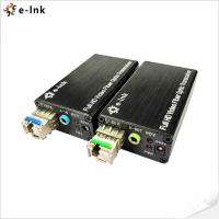 China Mini-type DVI Fiber Optic Extender with external stereo audio for sale