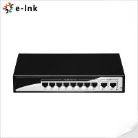 China 8-port 10/100BASE-T PoE and 2-port 100BASE-T Uplink Ethernet Switch for sale