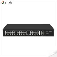 China 24*10/100M PoE + 2*10/100/1000M Uplink RJ45 + 1*1000M Uplink SFP Ethernet Switch for sale