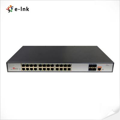 China L3 Managed PoE Switch: 24-Port 10/100/1000Base-T PoE+ with 4x10G SFP+ ports for sale