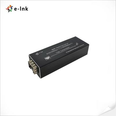 China Micro Mini 802.3at PoE+ PD 10/100/1000BASE-T to 100/1000BASE-X SFP Media Converter for sale