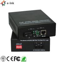China PoE(PSE) 10/100Base-TX to 100Base-FX Media Converter for sale