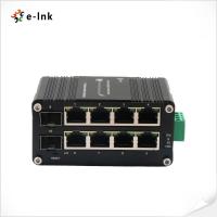 China Mini Industrial Managed 8-Port 10/100/1000T + 2-Port 100/1000X SFP Ethernet Switch for sale