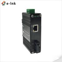 China Mini Industrial 1000BASE-X to 10/100/1000BASE-T 90W PoE++ Media Converter for sale