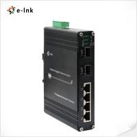 China Industrial 4-port 10/100/1000T 802.3at PoE + 2-port 100/1000X Ethernet Switch for sale