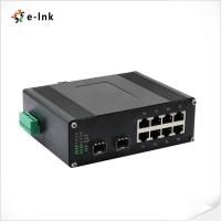 China Industrial 8-Port 10/100/1000T 802.3bt PoE + 2-Port 100/1000BASE-X Ethernet Switch for sale