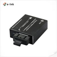 China Micro type 10 / 100 / 1000Base-Tx to 100 / 1000Base-Fx Ethernet Media Converter for sale