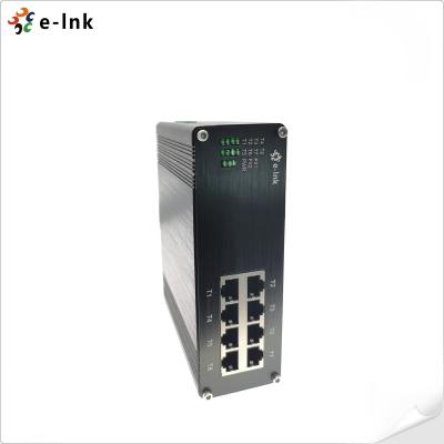 China Unmanaged Industrial 8-port 10/100/1000BASE-T Ethernet Switch for sale