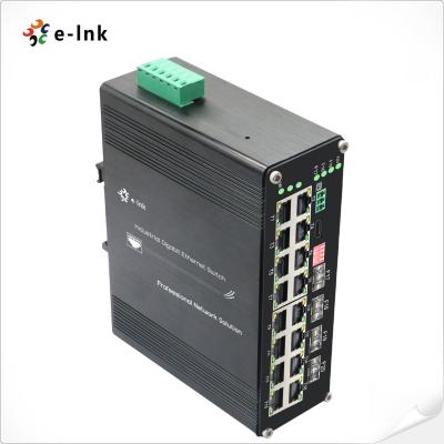 China Industrial L2 Managed Ethernet Switch + 16-Port 10/100/1000T + 4-Port 1000X SFP for sale