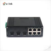 China Industrial 6-Port 10/100T 802.3af/at PoE + 3-Port 100BASE-FX Ethernet Switch for sale