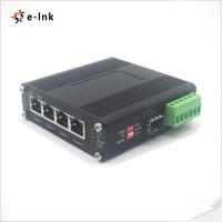 China Industrial 4-port 10/100/1000Base-T + 1-port 100/1000Base-X SFP Ethernet Switch with 110~230VAC Input for sale