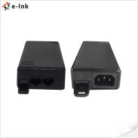 China 90W PoE Injector with Power Cord 10/100/1000/2.5G/5G/10G 802.3bt for sale