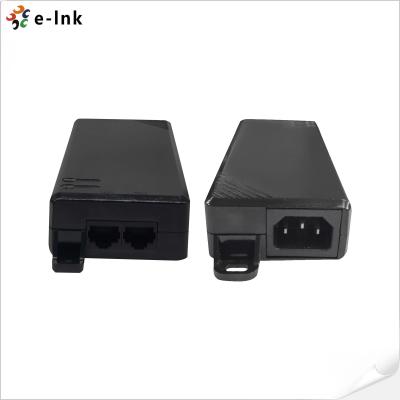 China 90W PoE Injector with Power Cord 10/100/1000/2.5G/5G/10G 802.3bt for sale