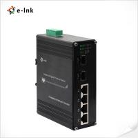 China Industrial 802.3at PoE Ethernet Switch with 4-port 10/100/1000T+ 2-port 1000X for sale
