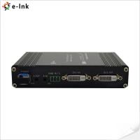 China 1Ch 1080P Bidi DVI + 1Ch Bidi RS232 + 1Ch Bidi Stereo Audio + GPIO over Fiber Extender for sale