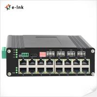 China Industrial L2+ 16-Port 10/100/1000T + 4-Port 1000X SFP Managed Ethernet Switch for sale