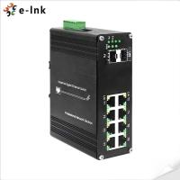 China Industrial 8-Port 10/100/1000T + 2-Port 1000X SFP Managed Ethernet Switch for sale