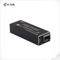 China Mini 10/100/1000BASE-T to 100/1000BASE-X SFP Fiber Media Converter with PoE Powered Function for sale