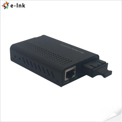 China Mini 10/100/1000Base-TX to 1000Base-FX Fiber Media Converter for sale