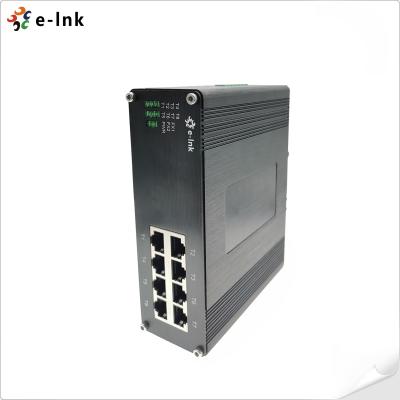 China Unmanaged Industrial 8-port 10/100/1000BASE-T Ethernet Switch for sale