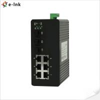 China 6 Port Managed Industrial Ethernet Switch with 3 1000Base-X SFP ports and 6 10/100Base-T(X) ports for sale