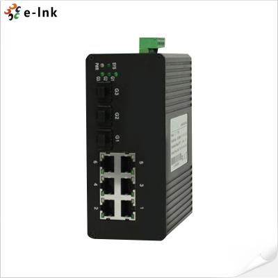China 6 Port Managed Industrial Ethernet Switch with 3 1000Base-X SFP ports and 6 10/100Base-T(X) ports for sale