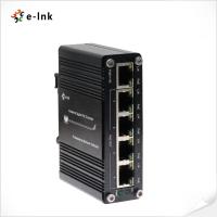 China Industrial 1-Port 802.3bt PoE++ to 4-Port 802.3af/at Gigabit PoE Extender for sale