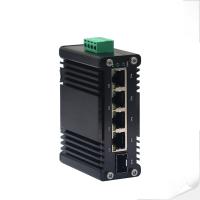 China Mini Industrial 4-Port 10/100/1000T + 1-Port 100/1000X SFP Gigabit Ethernet Switch for sale