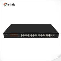 China Managed 24-Port 10/100/1000T 802.3at PoE + 4-Port 100/1000 SFP Combo Ethernet Switch for sale