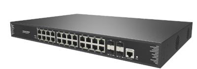 China 24-Port 10/100/1000T 802.3at PoE + 4-Port 10G SFP+ L3 Managed Switch for sale
