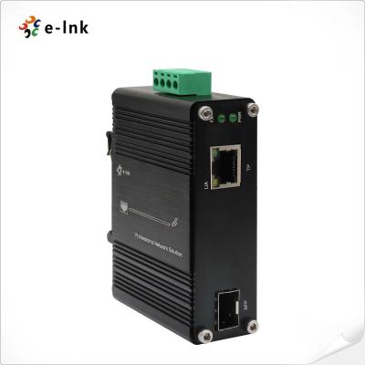 China Mini Industrial 10G/5G/2.5G/1G/100M Copper to 10GBASE-X SFP+ Media Converter for sale
