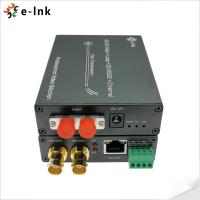 China 12G-SDI to Fiber Converter with Gigabit Ethernet and 2Ch Backward RS485 for sale