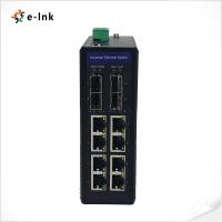 China Industrial 8-port 10/100/1000T 802.3at PoE + 4-port 100/1000X SFP Managed Ethernet Switch for sale