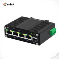 China Mini Industrial 3-Port 10/100/1000T + 1-Port 100/1000X SFP PD Switch with PoE Splitter Function for sale