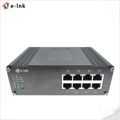 China Industrial Ethernet Switch Unmanaged 12～48VDC IP40 8-port 10/100/1000BASE-T for sale