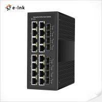 China Managed Industrial 24-port 10/100/1000T 802.3at PoE + 4-port TP/SFP Combo Ethernet Switch for sale