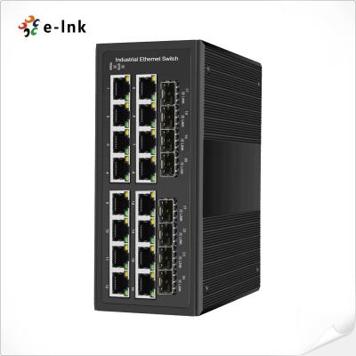 China Managed Industrial 24-port 10/100/1000T 802.3at PoE + 4-port TP/SFP Combo Ethernet Switch for sale