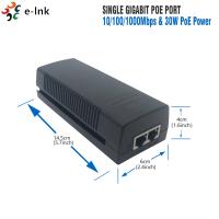 China Gigabit PoE Injector IEEE802.3af 15.4W for sale
