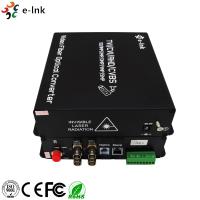 China 4-Ch 1080P HD Video + 1-Ch 10/100M Ethernet + 1-Ch FXO/FXS Telephone + 1-Ch Backward Data RS485 over Fiber Converter for sale