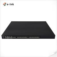 China 24 10Gbps SFP+ ports + 4 10/100/1000Mbps TP/SFP combo ports Managed Ethernet Fiber Switch for sale