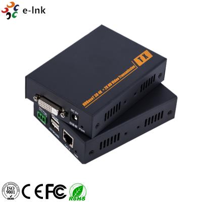 China HD-BaseT DVI KVM Extender Over 100m Single Cat6/7 Cable for sale