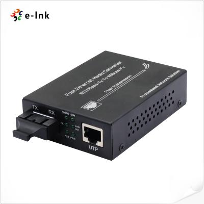 China 10 / 100M Fast Ethernet Media Converter (with External Power Supply) SFP Slot for sale
