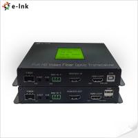 China Cloud managed Multi-function DVI Fiber Converter 1Ch 1080P DVI + USB KVM + 1Ch RS232 + 1Ch Bidi Stereo Audio + GPIO for sale