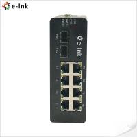 China Industrial 8-Port Gigabit Switch - 2x SFP -40°C to 80°C DIN-Rail for sale