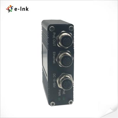 China EN50155 Industrial 10/100/1000M 90W PoE Injector with M12 connector for sale