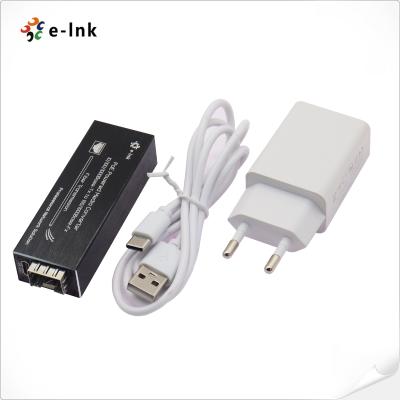 China Mini Gigabit Ethernet to SFP Fiber Ethernet Media Converter with PoE Powered Function for sale