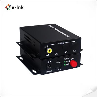 China 1Ch RCA Audio over Fiber Optical Converter for sale