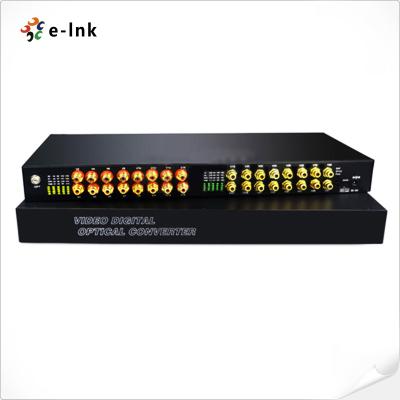 China 16Ch Bi-directional RCA Audio over Fiber Optical Converter for sale