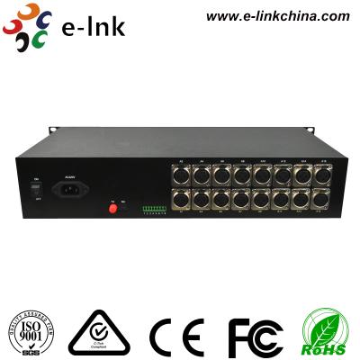China 1~16 XLR broadcast audio fiber Multiplexer for sale