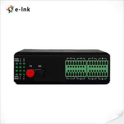 China Industrial 1~4Ch RS232/RS422/RS485 Serial Fiber Media Converter for sale